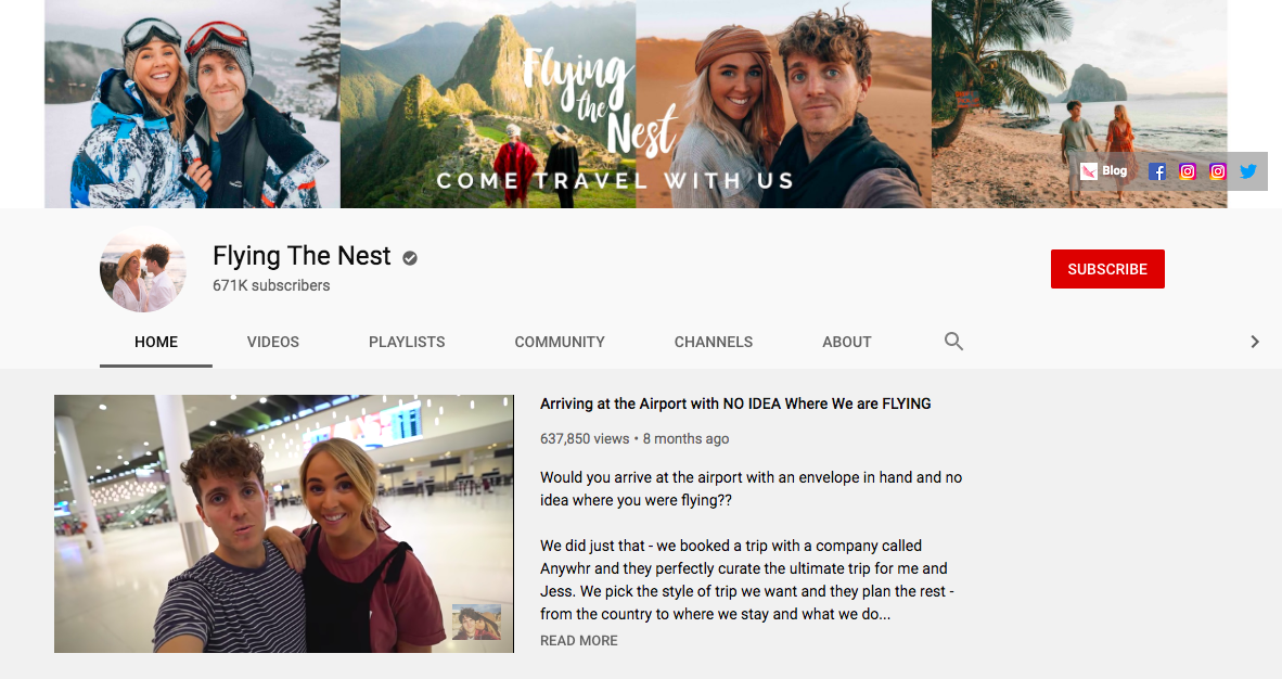 Here Are the Top Travel and Lifestyle Youtube Vloggers