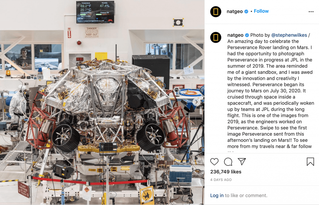 NASA Trends on BrandGraph® After Mars 2020 Rover Landing - IZEA ...