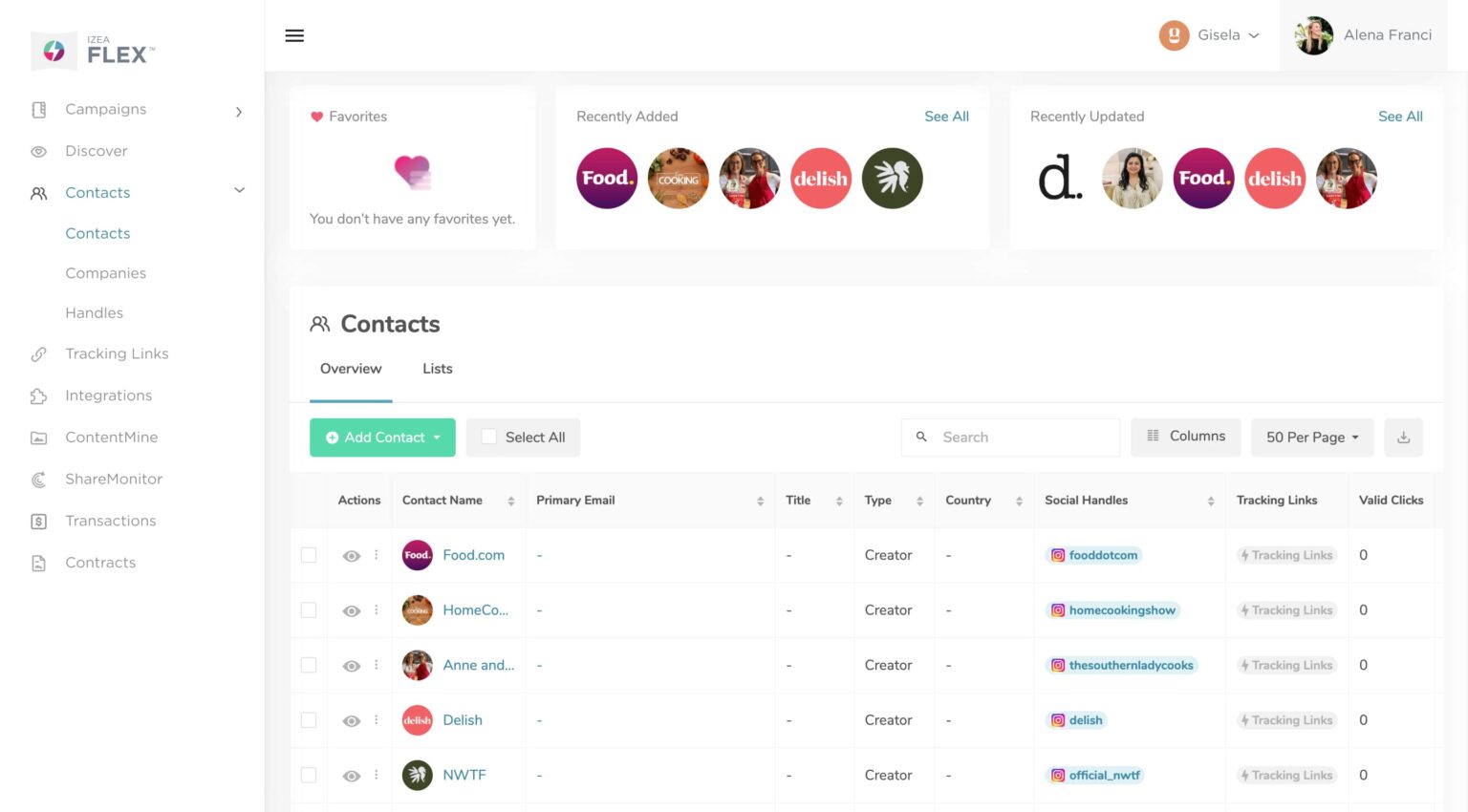 Manage Your Influencer Marketing Relationships - IZEA Flex
