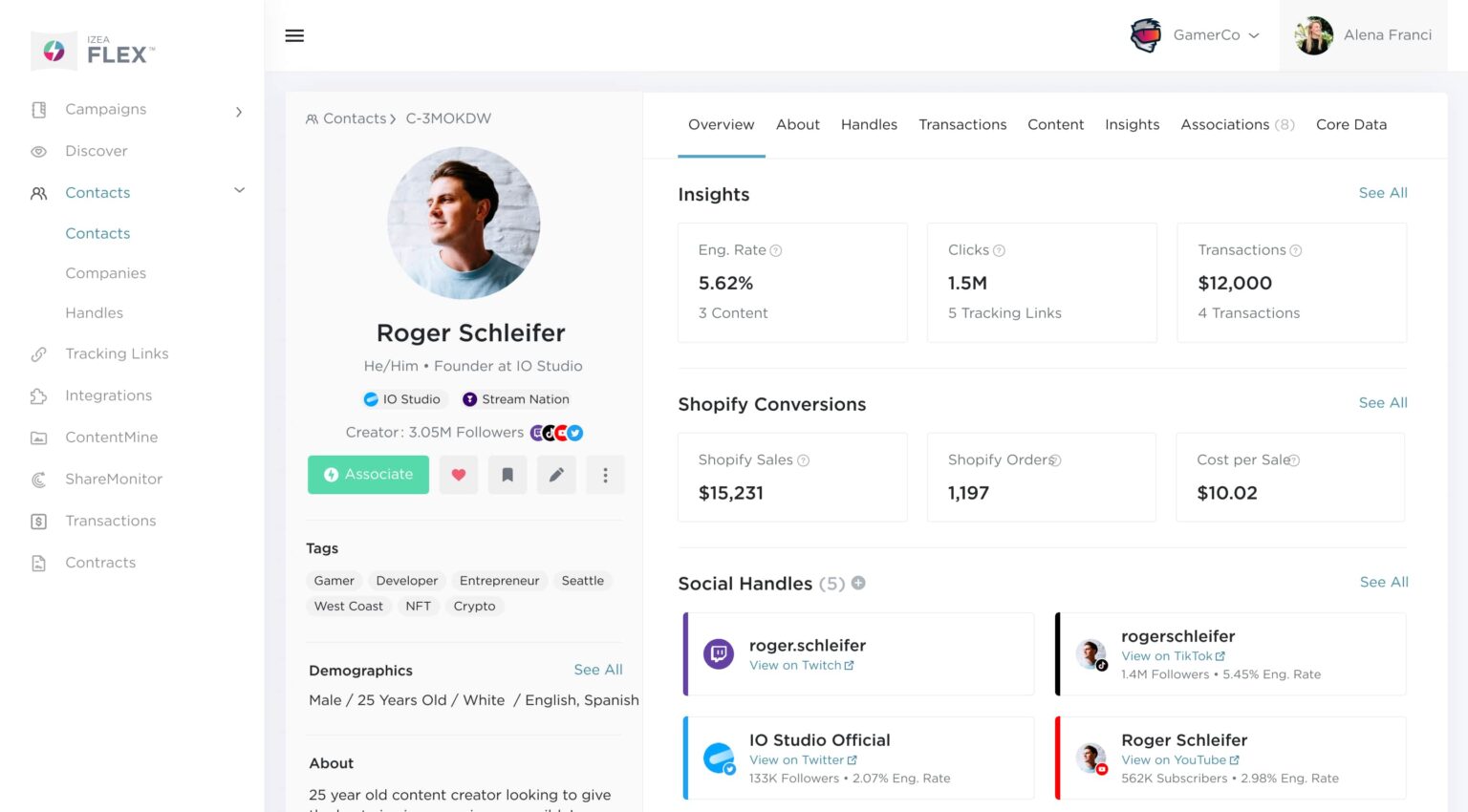 Manage Your Influencer Marketing Relationships - IZEA Flex