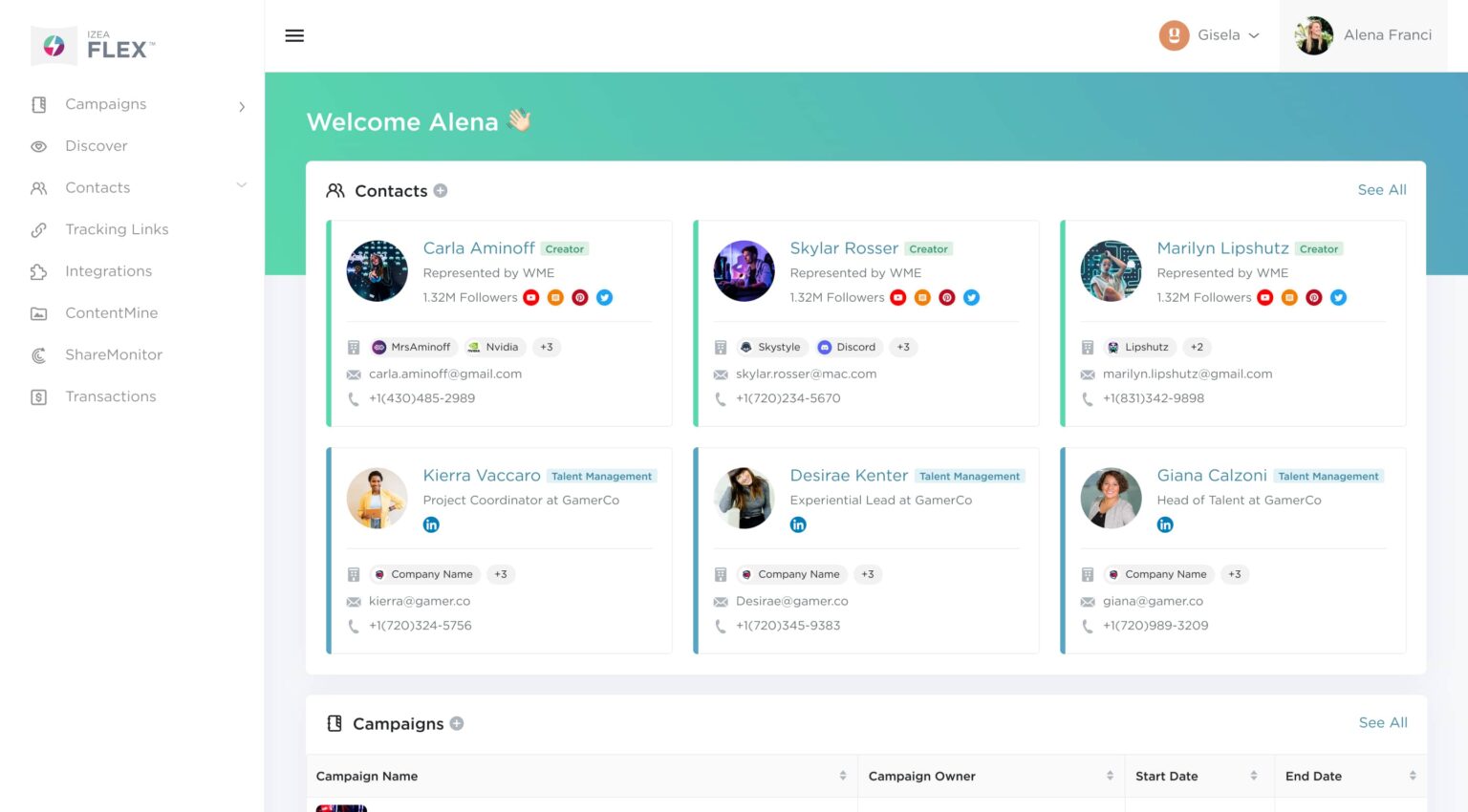 Manage Your Influencer Marketing Relationships - IZEA Flex