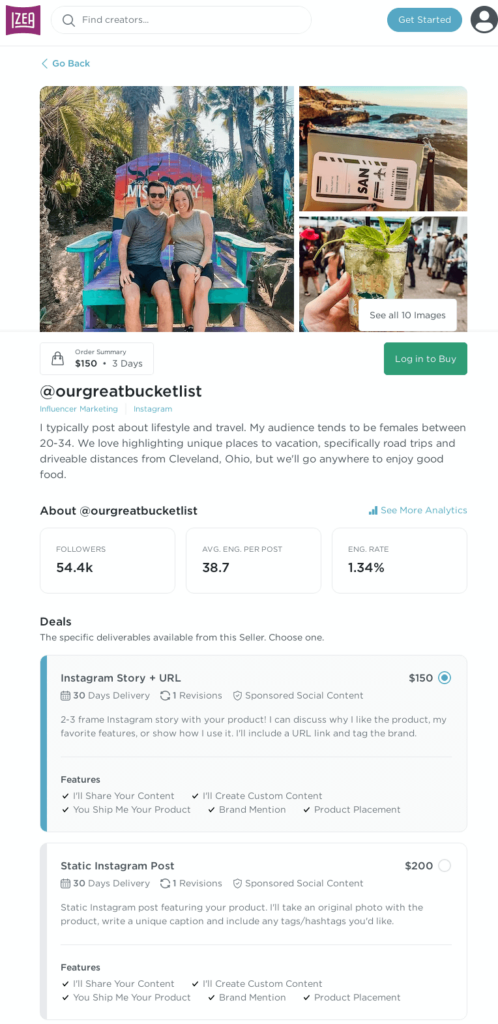 How to Put Together an Influencer Rate Sheet - IZEA Worldwide, Inc