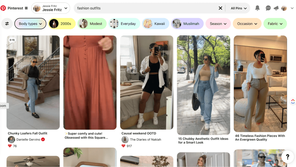 Pinterest Body Type Search: What Brands and Influencers Should Know